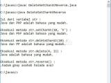 Metoda Delete Deletecharat Setcharat Dan Reverse Kelas Stringbuffer