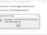 Pernyataan Break Di Program Java