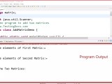 Write A Java Program To Add Two Matrices Testingdocs