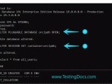 Connect To Pluggable Database Pdb Testingdocs