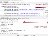 Currencyconverter Java Program Dollars To Pounds Testingdocs