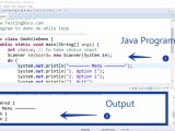 Java Program For Do While Loop Testingdocs