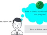 Java Program To Read A Double Value Testingdocs