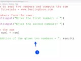 Python Addition Of Two Numbers Testingdocs