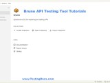 Bruno Api Testing Tool Tutorials Testingdocs