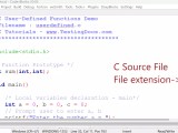 C Program Files Formats Testingdocs
