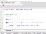 C For Loop Statement Testingdocs