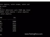 Sql Subquery Testingdocs