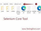 Install Selenium Core Testingdocs