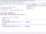 Java Bitwise And Operator Testingdocs