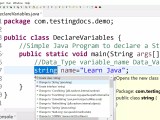 Declare Java Variables Testingdocs
