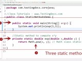 Java Static Methods Testingdocs