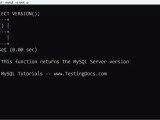 Mysql Functions Testingdocs