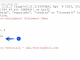 Python Assignment Statements Testingdocs