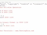 Python Bitwise Operators Testingdocs