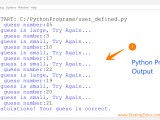 Python User Defined Exceptions Testingdocs