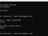 Python Strings Testingdocs