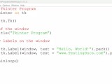 Python Tkinter Program Testingdocs