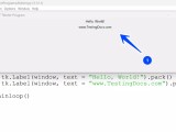Python Tkinter Program Testingdocs