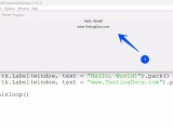 Python Tkinter Program Testingdocs