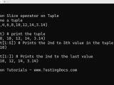 Python Tuples Testingdocs
