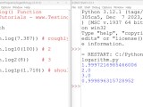 Python Log Function Testingdocs