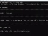 Mysql Drop Database Statement Testingdocs