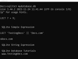 Sqlite Expressions Testingdocs