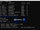 Sqlite Update Statement Testingdocs