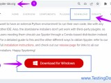 Install Spyder Python Ide Testingdocs