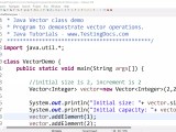Java Vector Class Testingdocs