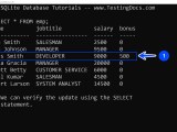 Sqlite Update Statement Testingdocs