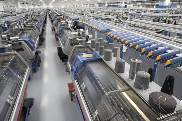 Process Flow Chart of Warp Knitting Process - Textile Flowchart