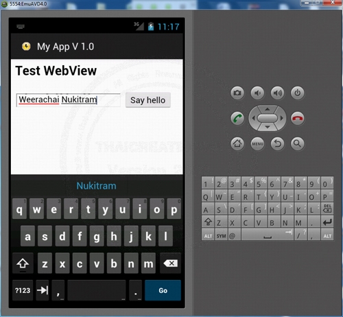 Webview Android Widgets Example