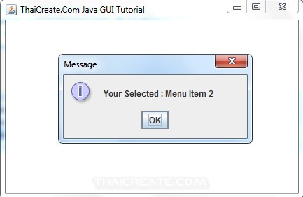 Java Awt And Popup Menu Popupmenu Example