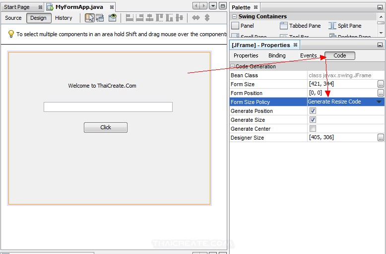 Netbeans สร าง Java Gui ด วย Netbeans สร าง Application แบบ Graphic
