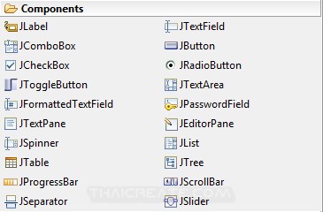 Java Gui Swing Controls Component