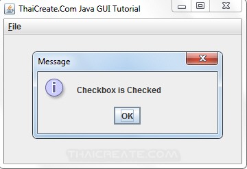 Java Menu Item Checkbox Jcheckboxmenuitem Swing Example