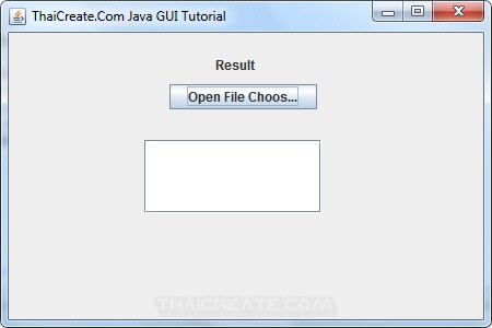 Java Swing And File Chooser Jfilechooser Example