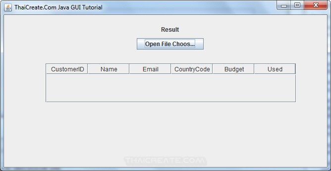 Java Swing And File Chooser Jfilechooser Example