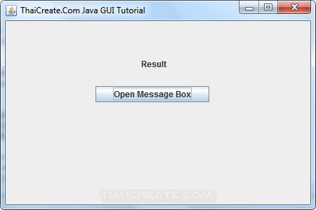 Java Swing And Optionpane Joptionpane Example