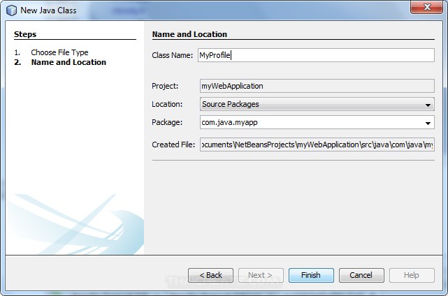 Jsp And Netbeans Create Class Java Netbeans