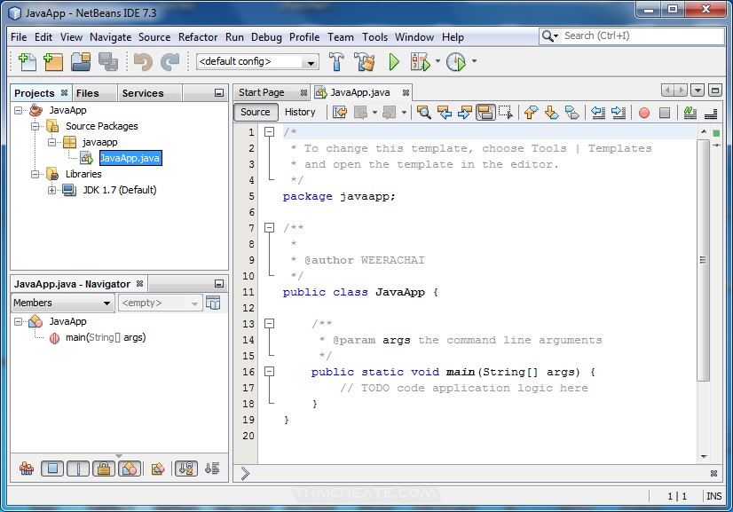 การต ดต ง Netbeans สำหร บเข ยน Java Install Netbeans Ide For Java