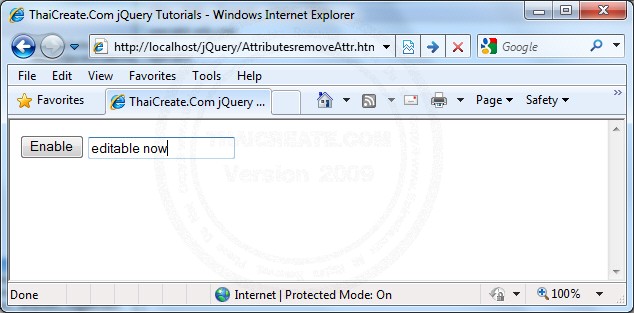 Removeattr Attributes Jquery