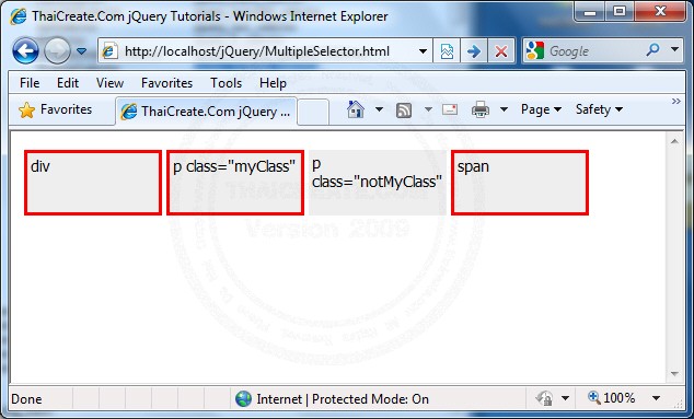 Multiple Selector Selector1 Selector2 Selectorn Selectors Jquery