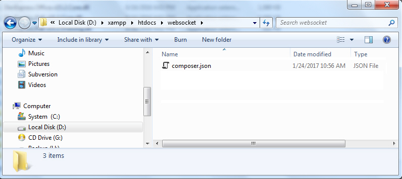 Websocket ตอนท 2 การต ดต ง Php Library จาก Composer เพ อเข ยน