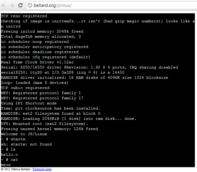 Linux Kernal Running In Javascript | That's It Guys