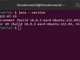 How To Switch Between Java Version On Ubuntu Linux