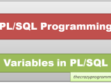 Pl Sql Variables