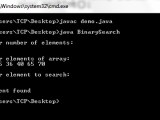 Program For Binary Search In Java